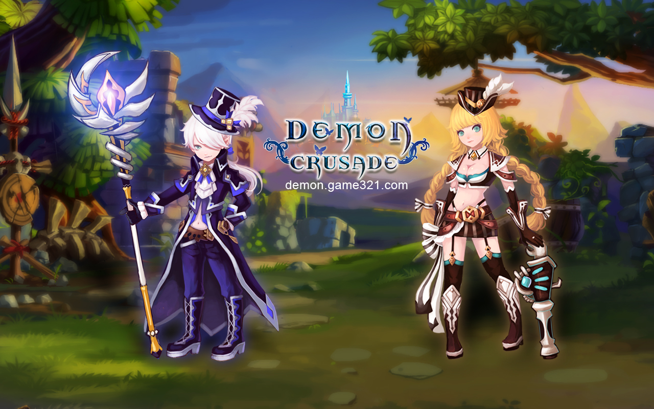 "Demon Crusade" - браузерная онлайн MMORPG: видео, геймплей